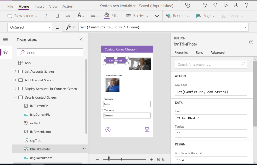 Canvas Apps from scratch and exploring the camera control – Carina M ...