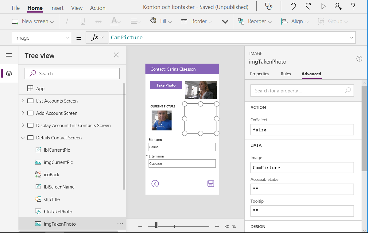 Canvas Apps from scratch and exploring the camera control – Carina M ...