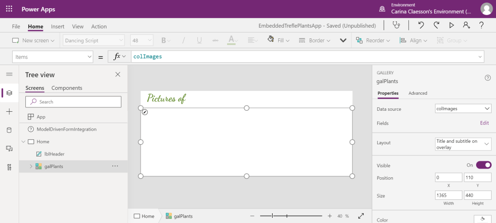 Exploring the ModelDrivenFormIntegration control in embedded Canvas ...